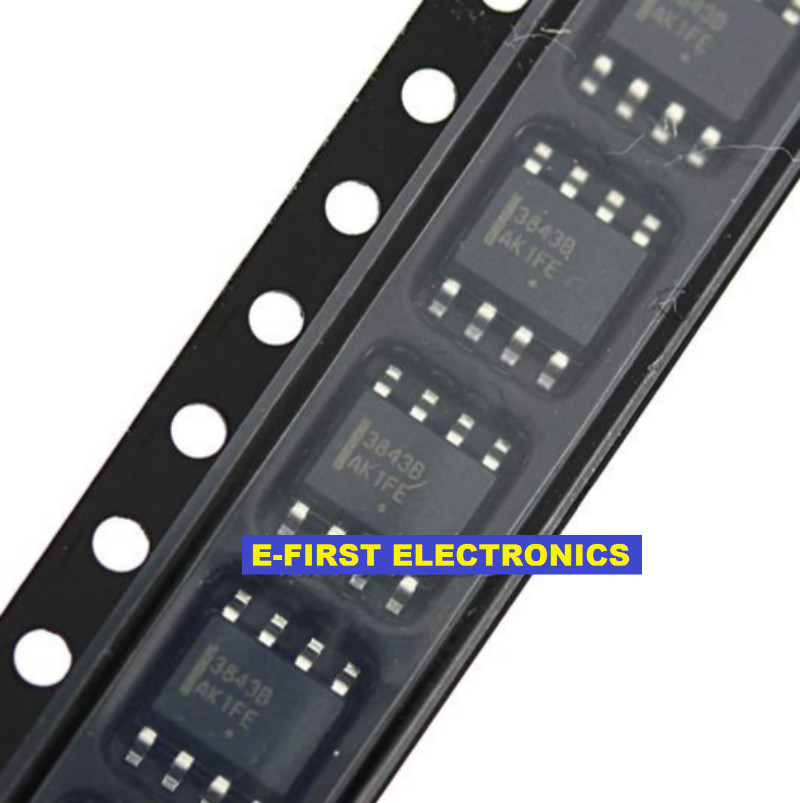 100pcs UC3843BD1R2G Pulse Width Control Circuit SOP-8 ON UC3843 3843B ...