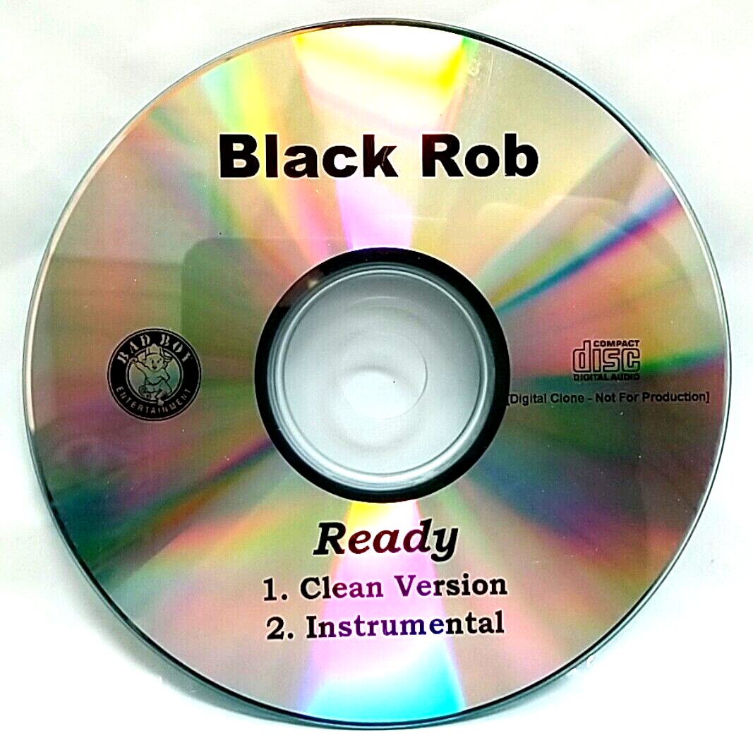 (CD) Black Rob ‎– Ready, Promo, Single, 2 Track, Rare. | eBay