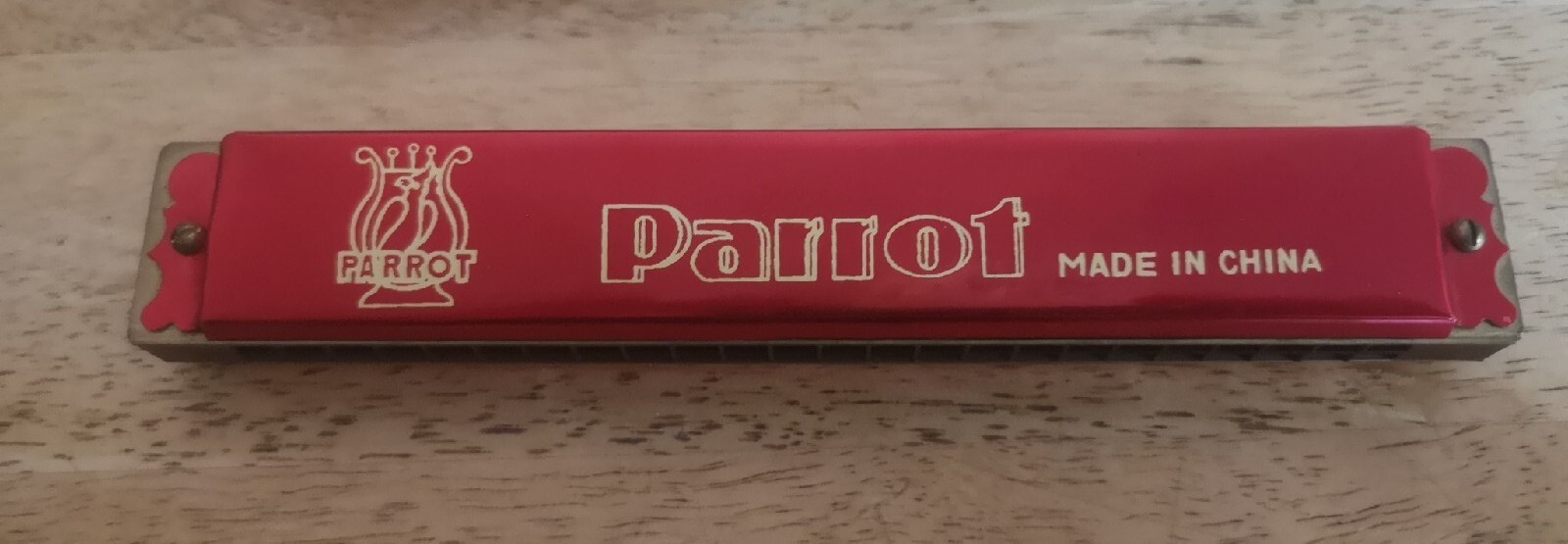 Vintage Parrot Harmonica Mouth Organ 24 Hole - C. Great condition Boxed ...