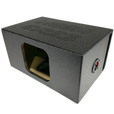 Super Bass 1x8" SQUARE KICKER Mega Bass Series Vented Subwoofer Box ...