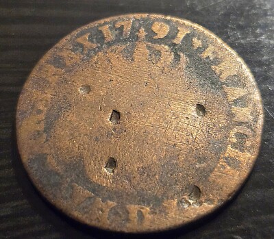 1791 King Louis XVI Of France 18th Century Coin 234 Years Old | eBay ...