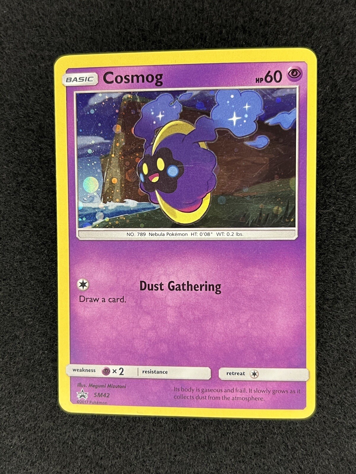 Pokémon TCG Cosmog SM Black Star Promo SM42 Holo Promo for sale online ...