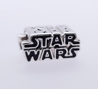 NEW 100% Authentic PANDORA 925 Silver Star Wars Shining 3D Logo Charm ...