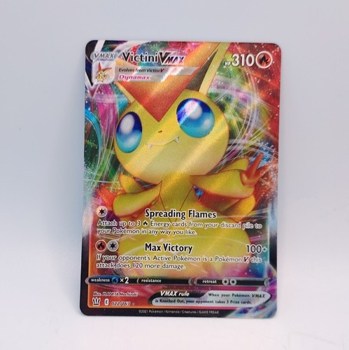 Victini Vmax 022/163 Full Art Holo Ultra Rare Holo Battle Styles NM ...