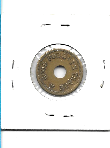 Maverick Billiard Token PAINTER'S POPULAR POOL PARLOR 5¢ | eBay