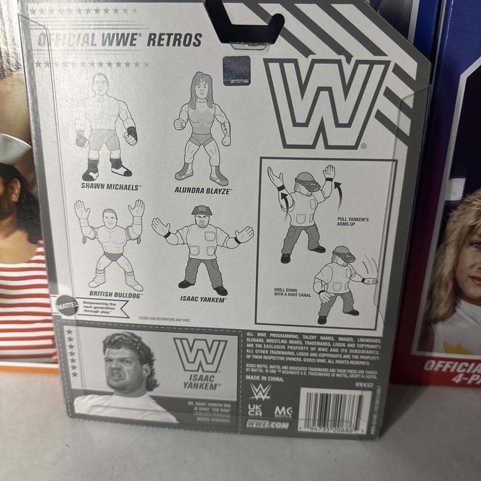 WWE Wrestling Mattel Creations Retro Series Issac Yankem Kane Action ...