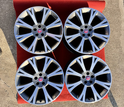 SET OF 4 JAGUAR XK XJ 20" FACTORY ORIGINAL WHEELS RIMS 20 OEM XKR XJR ...