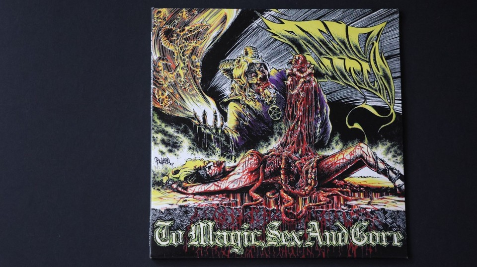 Acid Witch – To Magic, Sex And Gore 7" EP VINYL DEATH METAL 2010 YELLOW ...