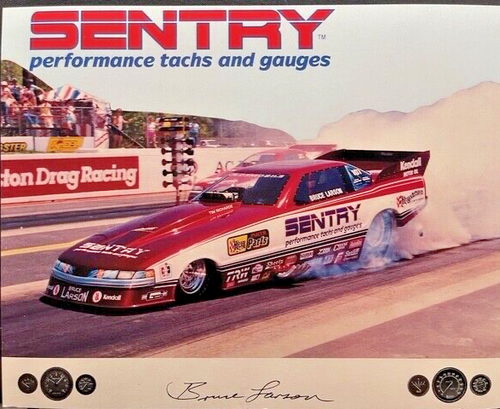 VRHTF NHRA RARE VINTAGE BRUCE LARSON SENTRY OLDS FUNNY CAR HAND OUT | eBay
