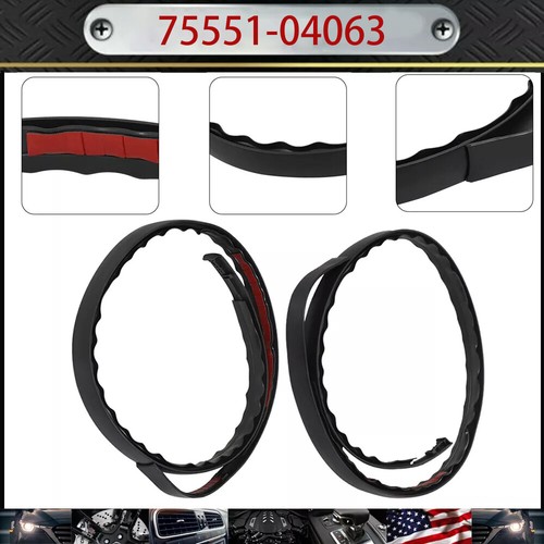 2Pcs Roof Drip Molding Double Cab RH+LH For 2005-2015 Toyota Tacoma ...