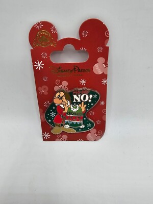 Disney Pin 118968 Grumpy Christmas Sweater Ho Ho No Snow White dwarf ...