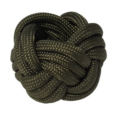 Handmade Scout Neckerchief Slide Woggle Paracord Turks Head Knot Olive ...