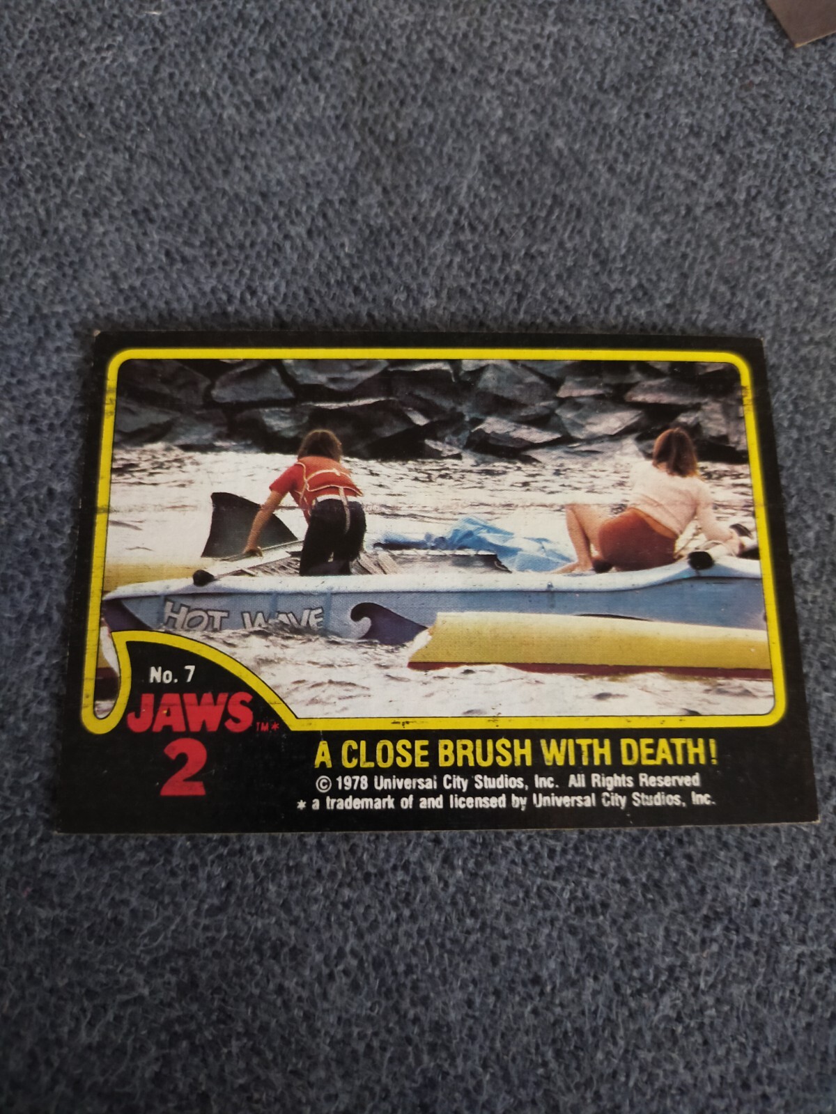 1978 Jaws 2 Movie Trading Card & Stickers Topps Cards - Please pick up ...
