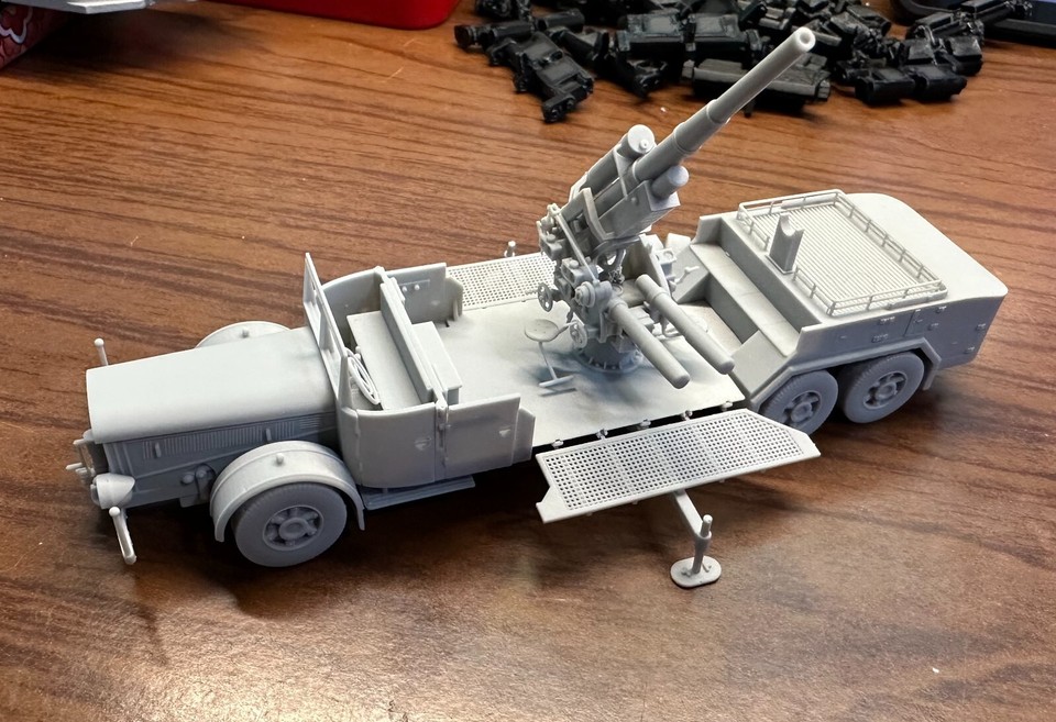 1/72 3d printed tank German 8.8cm Flak auf 9t VOMAG | eBay