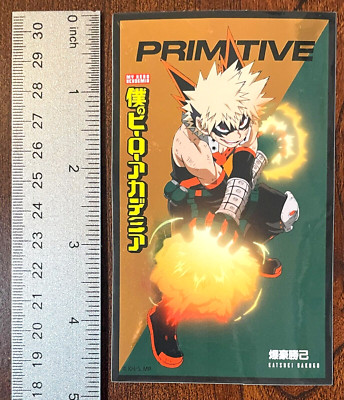 Primitive MHA Katsuki Bakugo Foil Sticker 4.8 in x 2.9 in Skate Anime ...