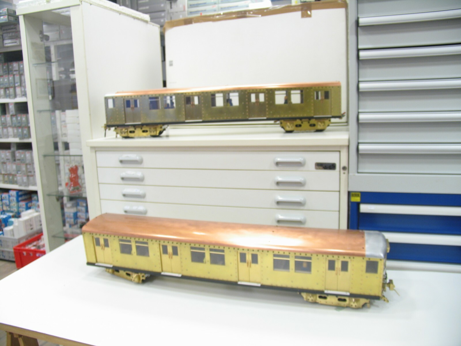 BERLINER S-BAHN MESSING HANDARBEIT 1/18 SPURBREITE ca.84mm EINZELSTÜCK ...