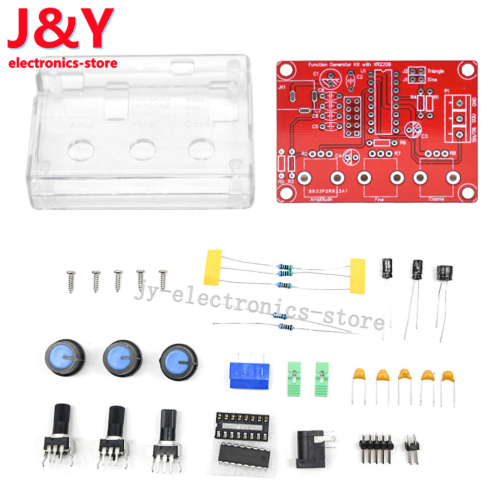 Xr2206 Function Signal Generator Sine Triangle Square Wave