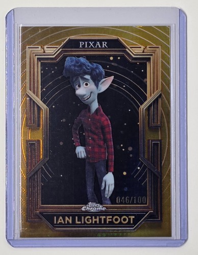 2025 Topps Pixar Gold Ian Lightfoot Prizm Gold Etch 46/100 Onward #77 ...