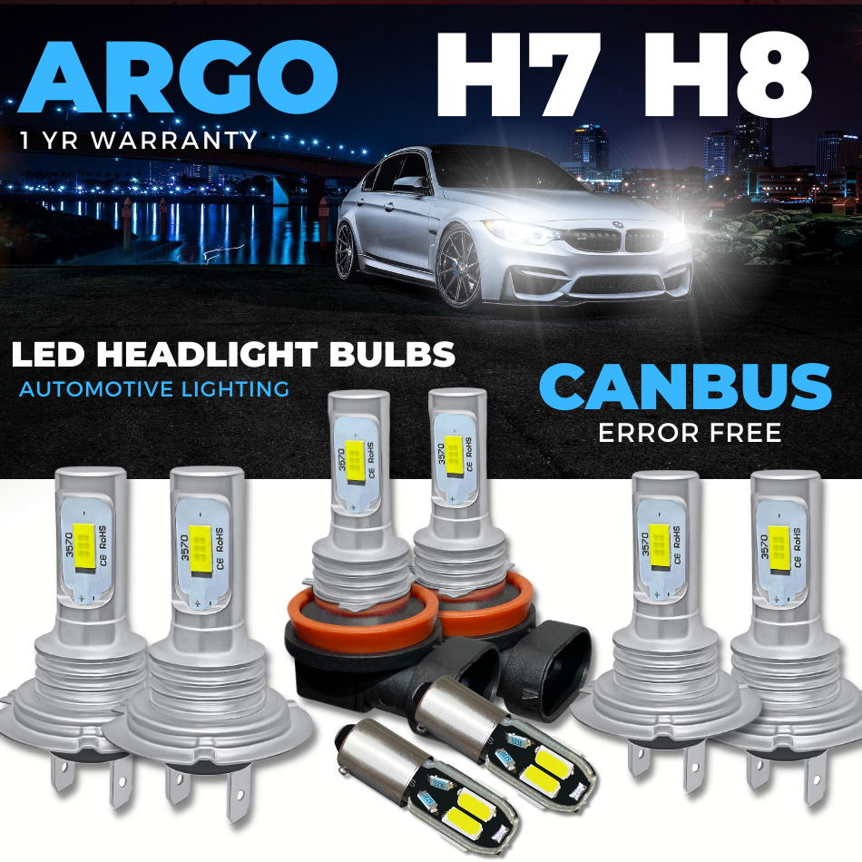 Fits Bmw 3 Series F31 F30 Led White Canbus Headlight Fog Side Light ...