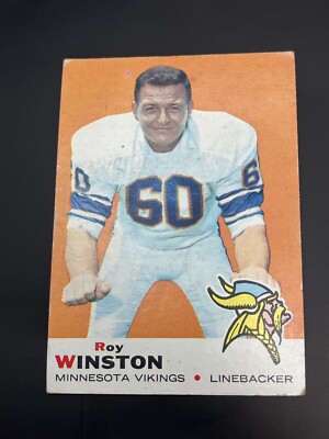 1969 TOPPS FOOTBALL ROY WINSTON #82 VIKINGS VG | eBay