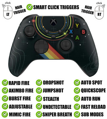 Starlight Silent Modz Smart Click Triggers Modded Controller for Xbox ...