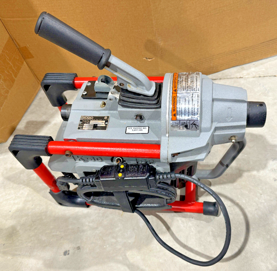 Genuine RIDGID K-60SP Compact Sectional Drain Cleaning Machine 115V ...