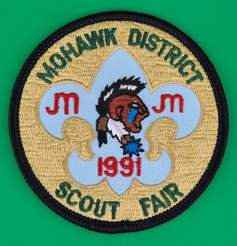 1991 Mohawk District Scout Fair Patch OKHC Old Ky Home Council Scouts ...