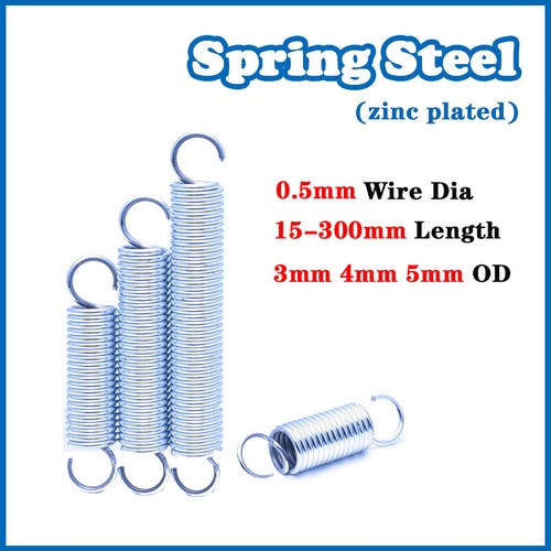 Expansion Spring Tension Extension Spring 0.5mm Wire Diameter Zinc ...