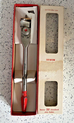 Vintage Irwin Micro-Dial No. 22 Expansive Drill Bit 7/8 - 3" Made in ...