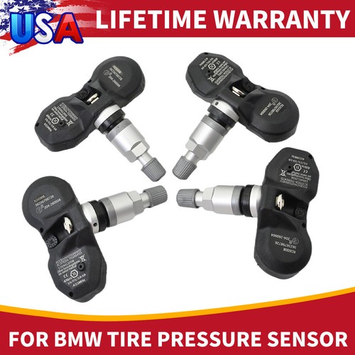 Set of 4Pcs Tire Pressure Sensor TPMS for BMW 328i 335i 528i 750i X5 ...