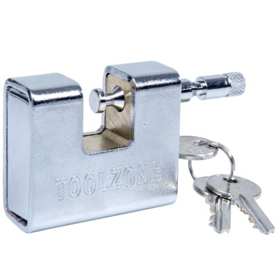 63mm HEAVY DUTY Shutter Padlock/Lock HIGH SECURITY Shipping Container ...
