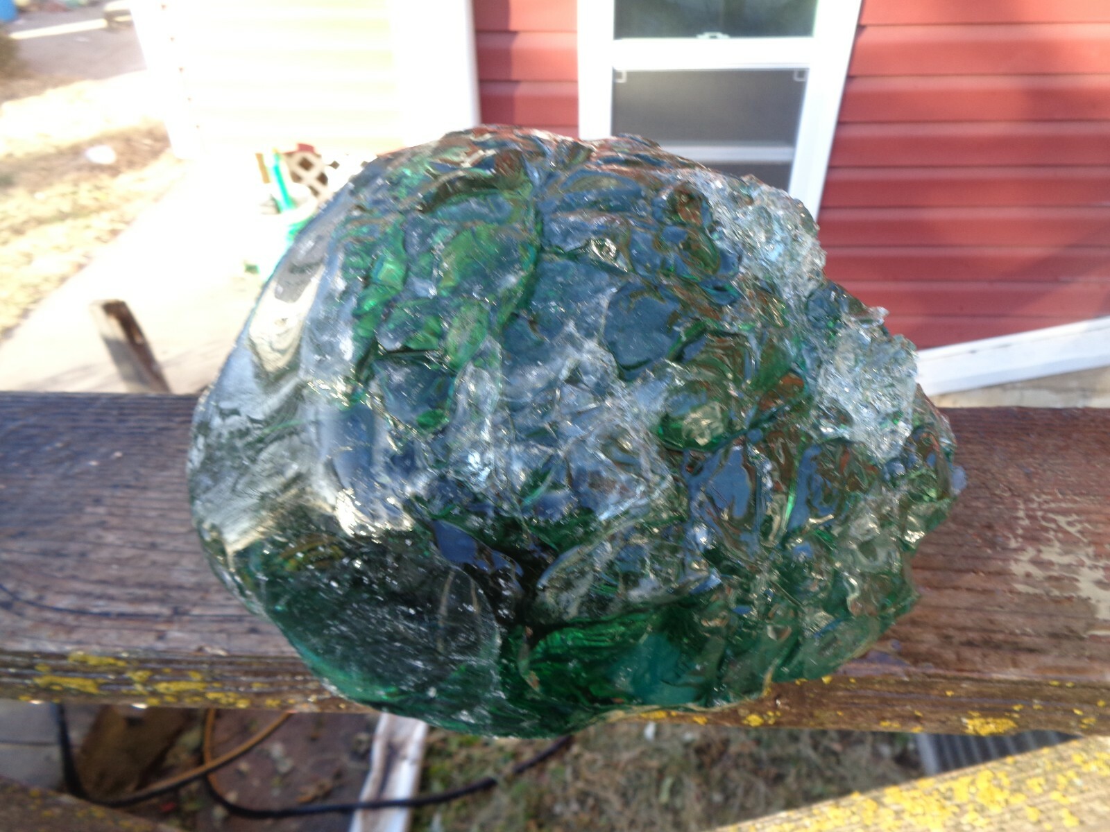 Glass Rock Slag Clear Teal Green 15.0 lb CC23 Landscaping Aquarium | eBay