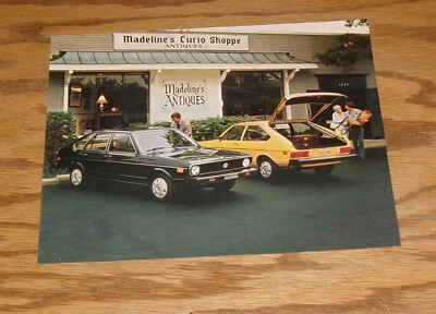 1976 Volkswagen VW Dasher Specification Sheet Sales Brochure 76 | eBay