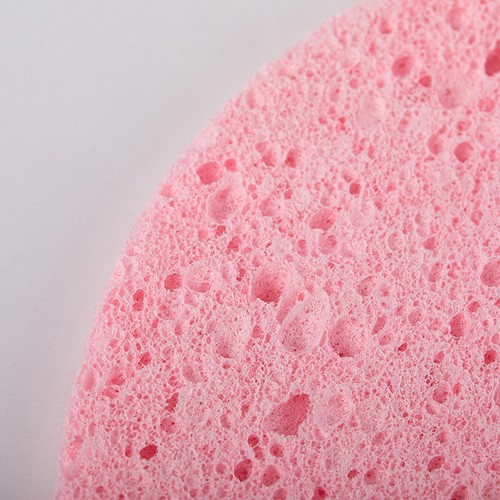 10Pcs Natural Wood Pulp Sponge Cellulose Compress Cosmetic Puff Facial ...