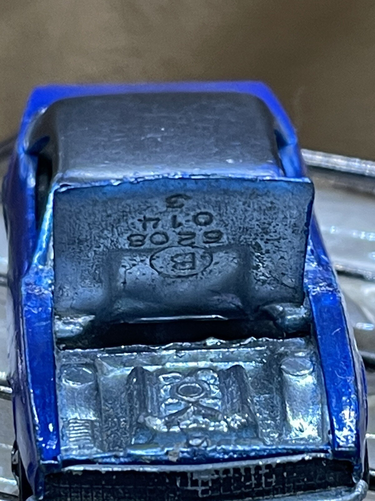 REDLINE HOTWHEELS 68 CUSTOM CAMARO SAPPHIRE BLUE TAB BASE P TAIL HTF ...