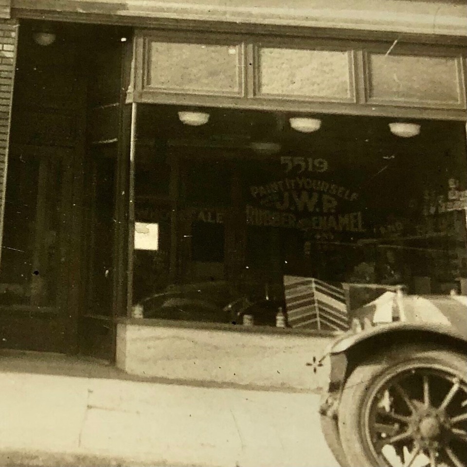 1910s Unusual Weird Paint Job CAR Geometric Camouflage ? Vintage ...