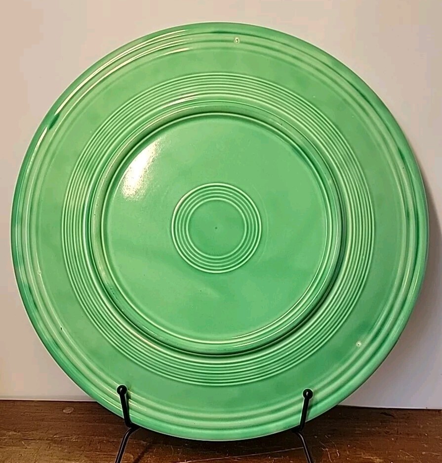 Fiestaware 13" Chop Plate 1936-51 WV USA Original Green, Great Shape ...