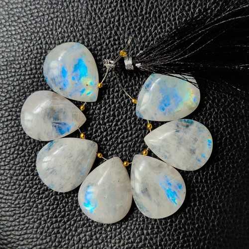 very Pretty Rainbow Moonstone Smooth Cabochon Strand Size 25x20 MM Gift ...