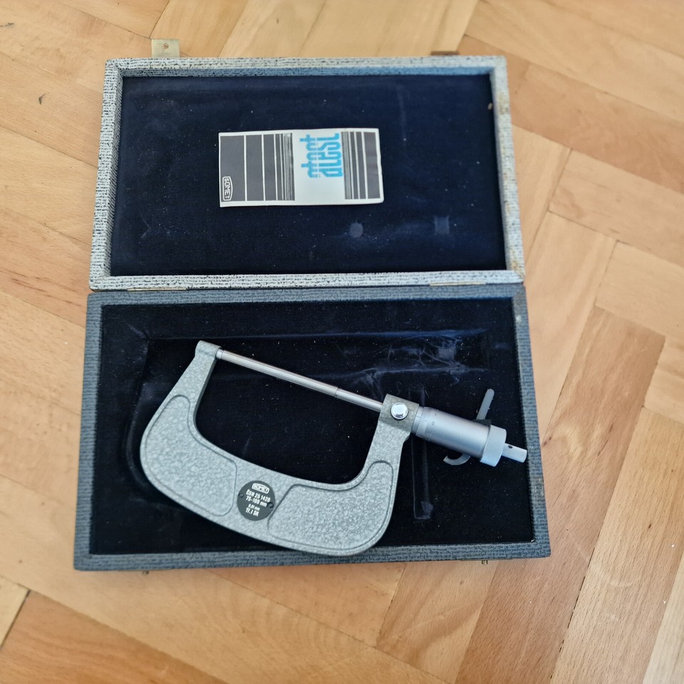 MICROMETER somet 75-100 0.01 mm | eBay