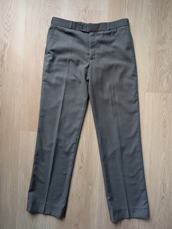 Luxury Brioni Exclusive Hand Craft Suit Mens Grey 2 Piece Suit Sz 46 S ...