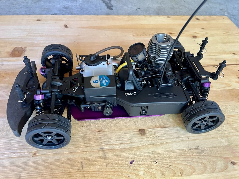 HPI RS4 RTR3 EVO -Nitro RC with THS Exhaust, New MPI Clutch, Roto Start ...