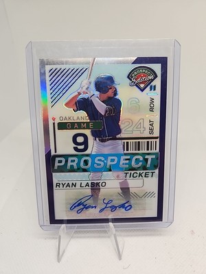 Ryan Lasko Auto /125 Purple 2024 Panini Prospect Edition Athletics | eBay