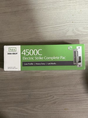 HES ASSA ABLOY 4500C-12/24-630 Electric Door Strike Complete Pac - OPEN ...