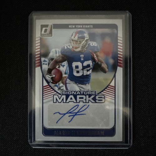 MARIO MANNINGHAM 2024 Donruss Football Signature Marks AUTO Autograph ...