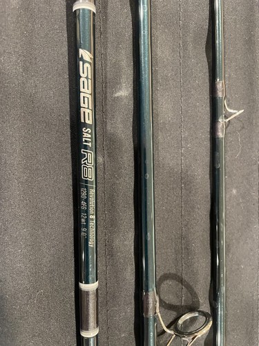 Sage - Salt R8 Fly Rod - 9' 12wt - 4 piece - Full Grip | eBay