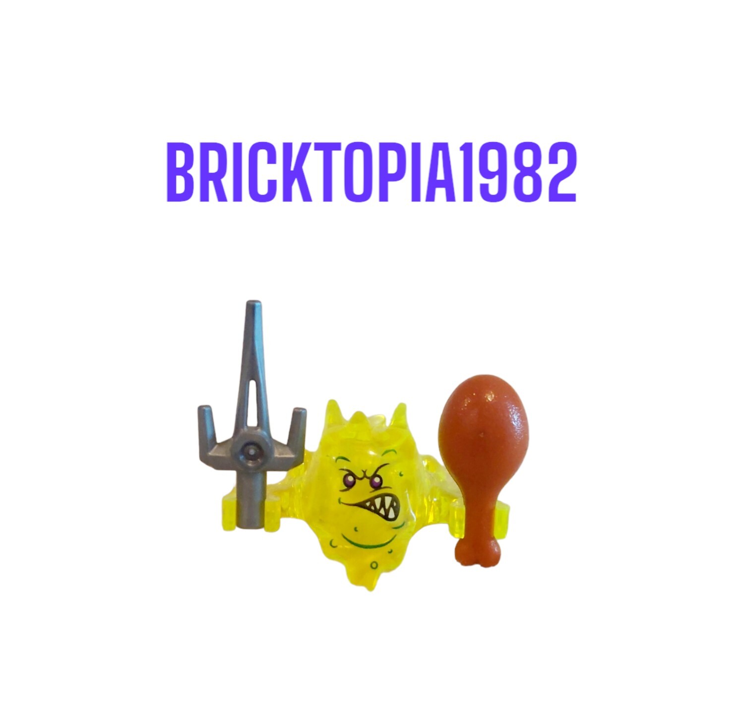 Lego Ninjago Skreemer Ghost Mask (Clenched Mouth) Minifigure 70735 ...