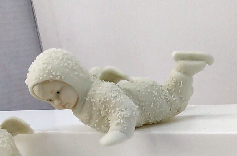 Dept 56 Snowbabies#7984-7 Set 4 "All Fall Down Christmas Angels Skaters ...