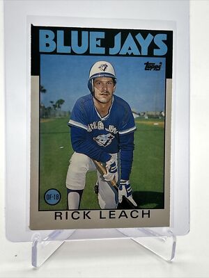 1986 Topps Traded Rick Leach Baseball Card #63T NM-MT FREE SHIPPING | eBay