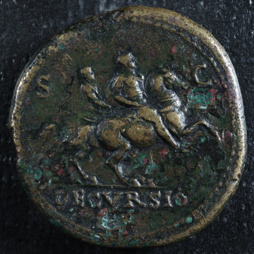 Nero Sestertius 62-68 Rome RIC 170 Emperor on horseback DECVRSIO Néron ...