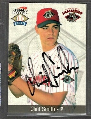 1999 Team Best #80 Clint Smith Jamestown Jammers Baseball Signed ...